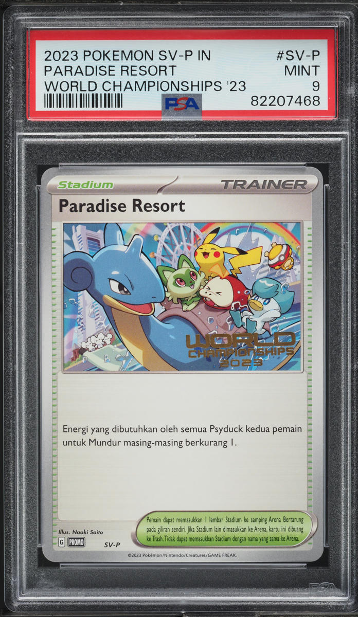 2023 Pokemon Indonesian SV Promo World Championships '23 Paradise ...