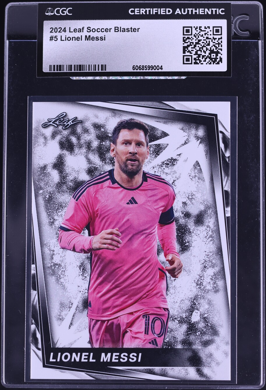 2024 Leaf Soccer Blaster Lionel Messi #5 CGC AUTH on Fanatics Collect