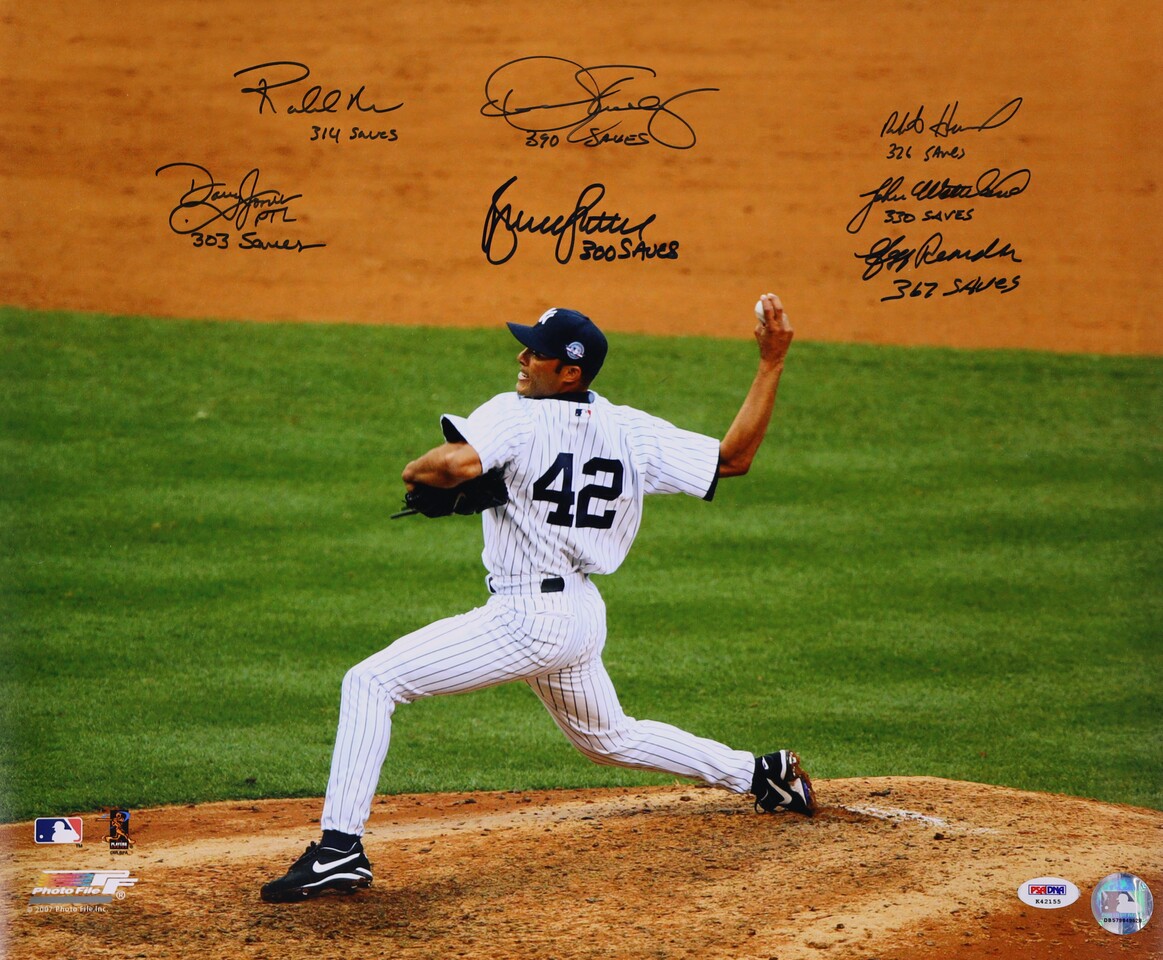 Bruce Sutter & Dennis Eckersley Multi Signed Autographed MLB Closers ...
