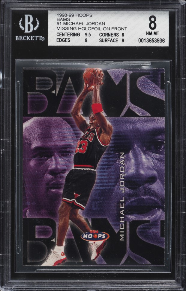 1998 Hoops Bams Michael Jordan /250 #1 BGS 8 NM-MT on Fanatics Collect