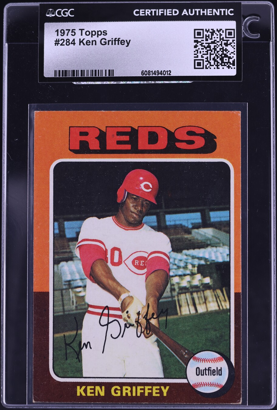 1975 Topps Ken Griffey #284 CGC AUTH on Fanatics Collect