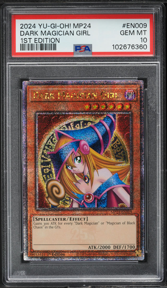 2024 Yu-Gi-Oh! MP24 1st Edition Dark Magician Girl #MP24-EN009 PSA 10 GEM MINT on Fanatics Collect