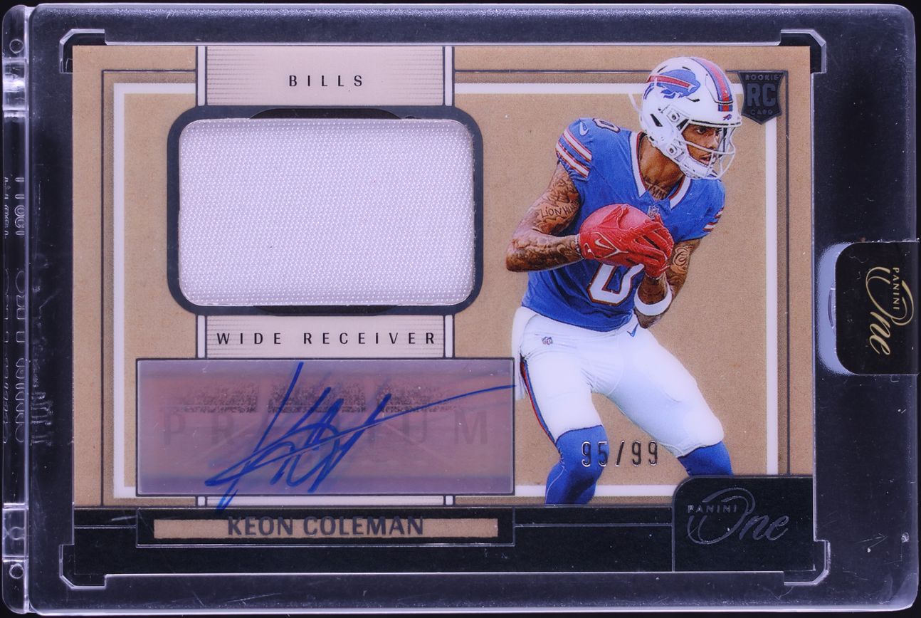2024 Panini One Premium Keon Coleman ROOKIE PATCH AUTO /99 #116 on ...