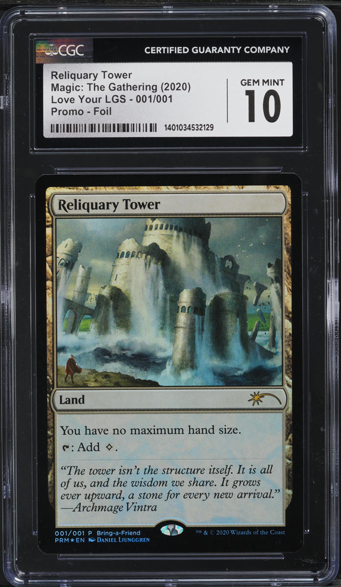 2020 Magic The Gathering MTG Love Your LGS Foil Reliquary Tower CGC 10 ...