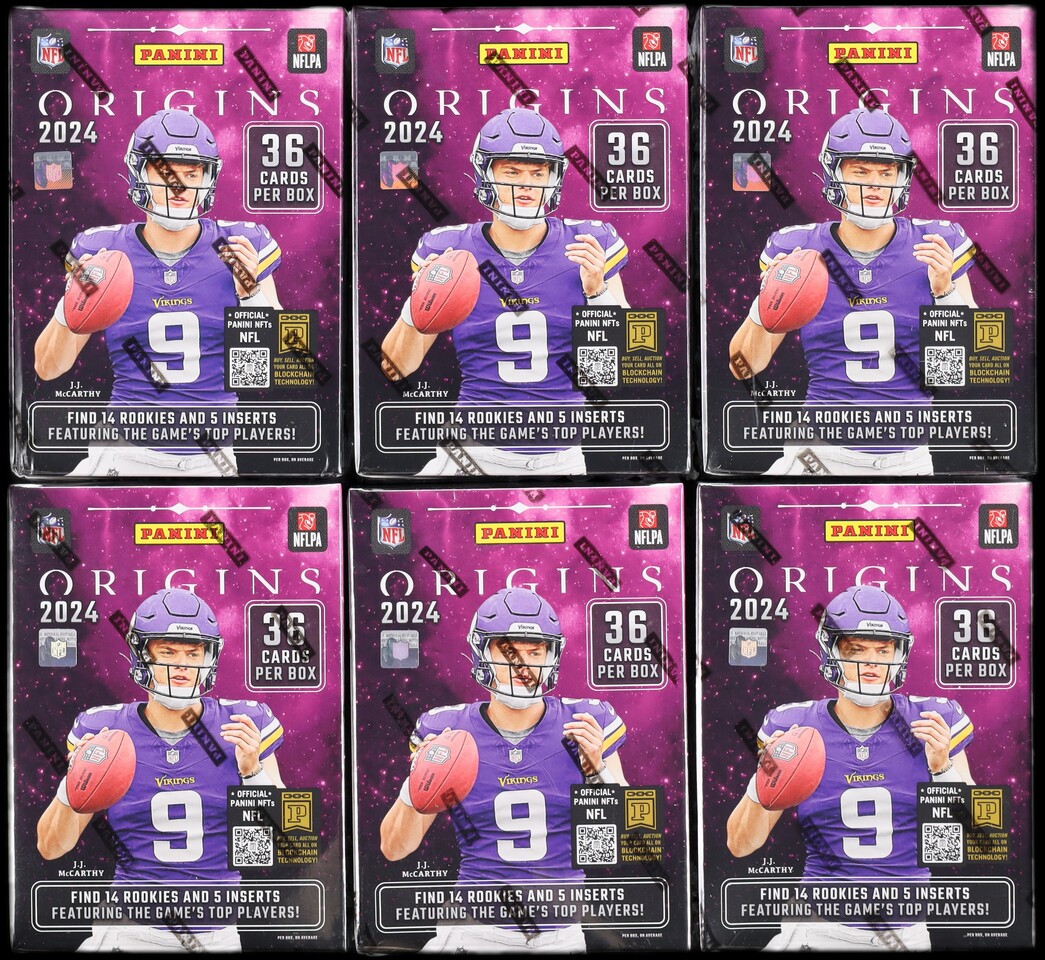 Lot(6) 2024 Panini Origins Football Sealed International Blaster Box ...