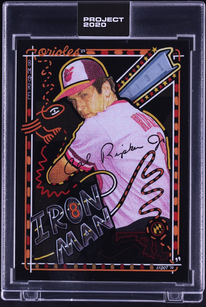 2020 Topps Project 2020 By Efdot Cal Ripken Jr. #173 on Fanatics Collect