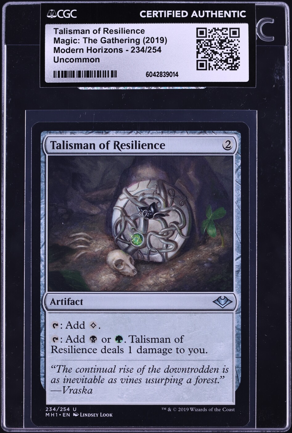 2019 Magic The Gathering Modern Horizons Talisman Of Resilience #234 ...