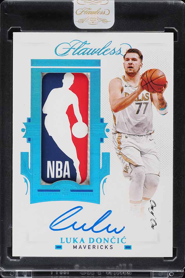 2020 Panini Flawless Game-Used Luka Doncic LOGOMAN PATCH AUTO 1/1 #LMA ...
