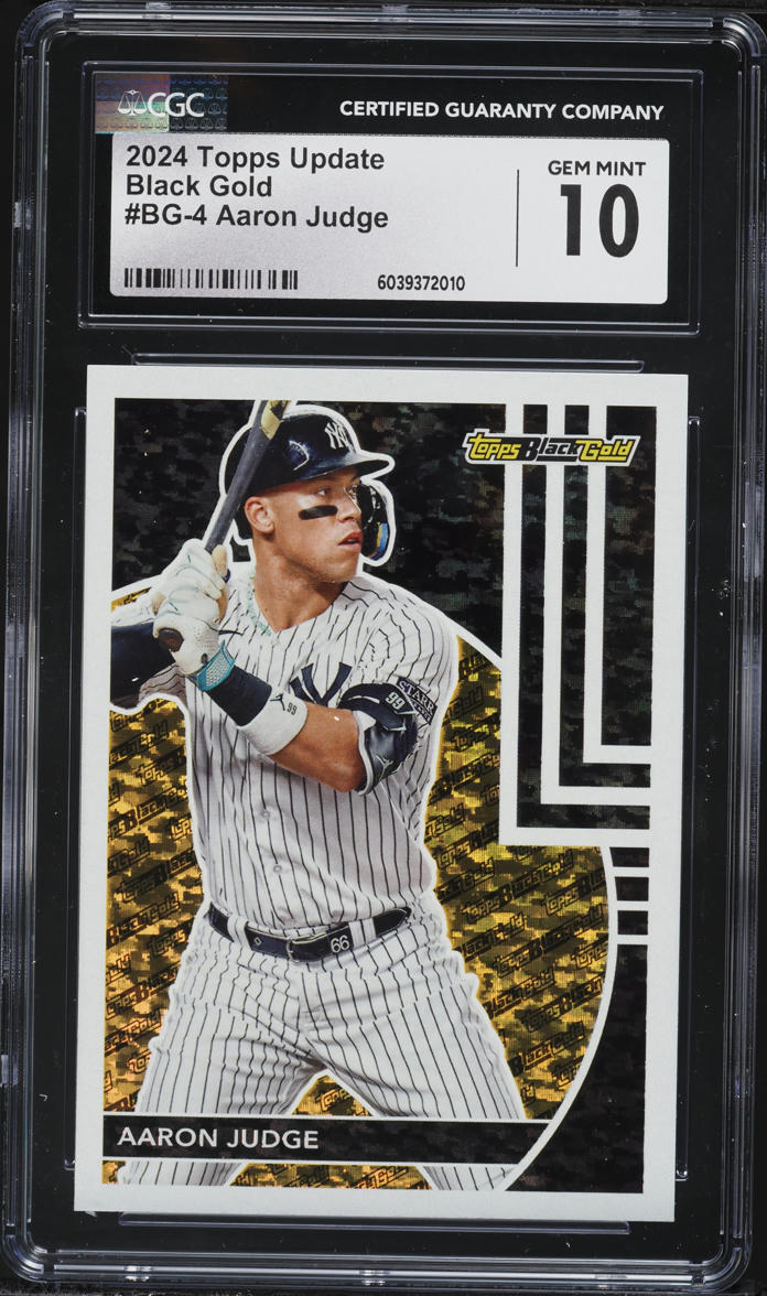 2024 Topps Update Black Gold Aaron Judge #BG-4 CGC 10 GEM MINT on Fanatics Collect