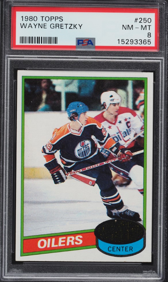 1980 Topps Hockey Wayne Gretzky #250 PSA 8 NM-MT on Fanatics Collect