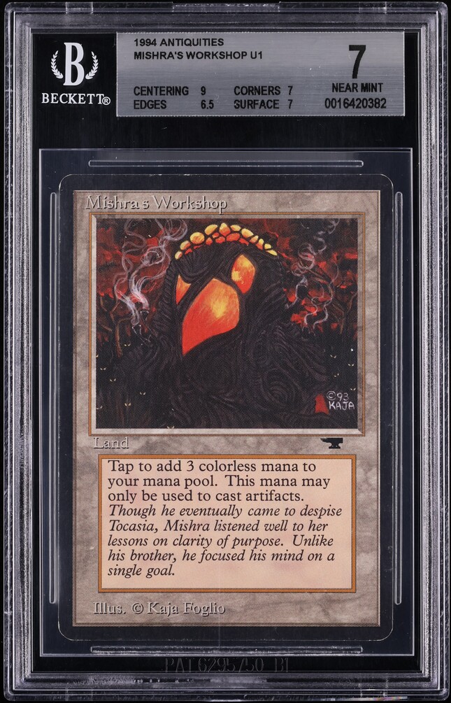 1994 Magic The Gathering MTG Antiquities Mishra's Workshop BGS 7 NRMT ...