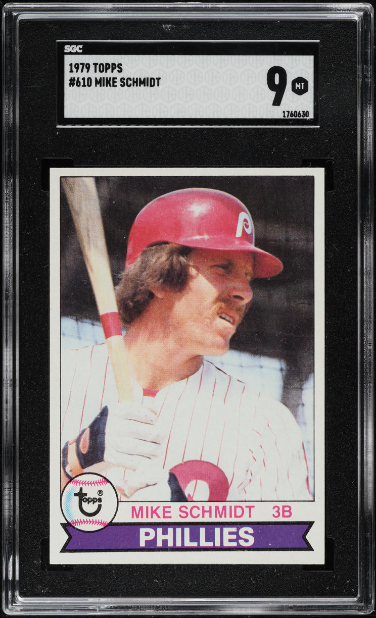 1979 Topps Mike Schmidt #610 SGC 9 MINT on Fanatics Collect