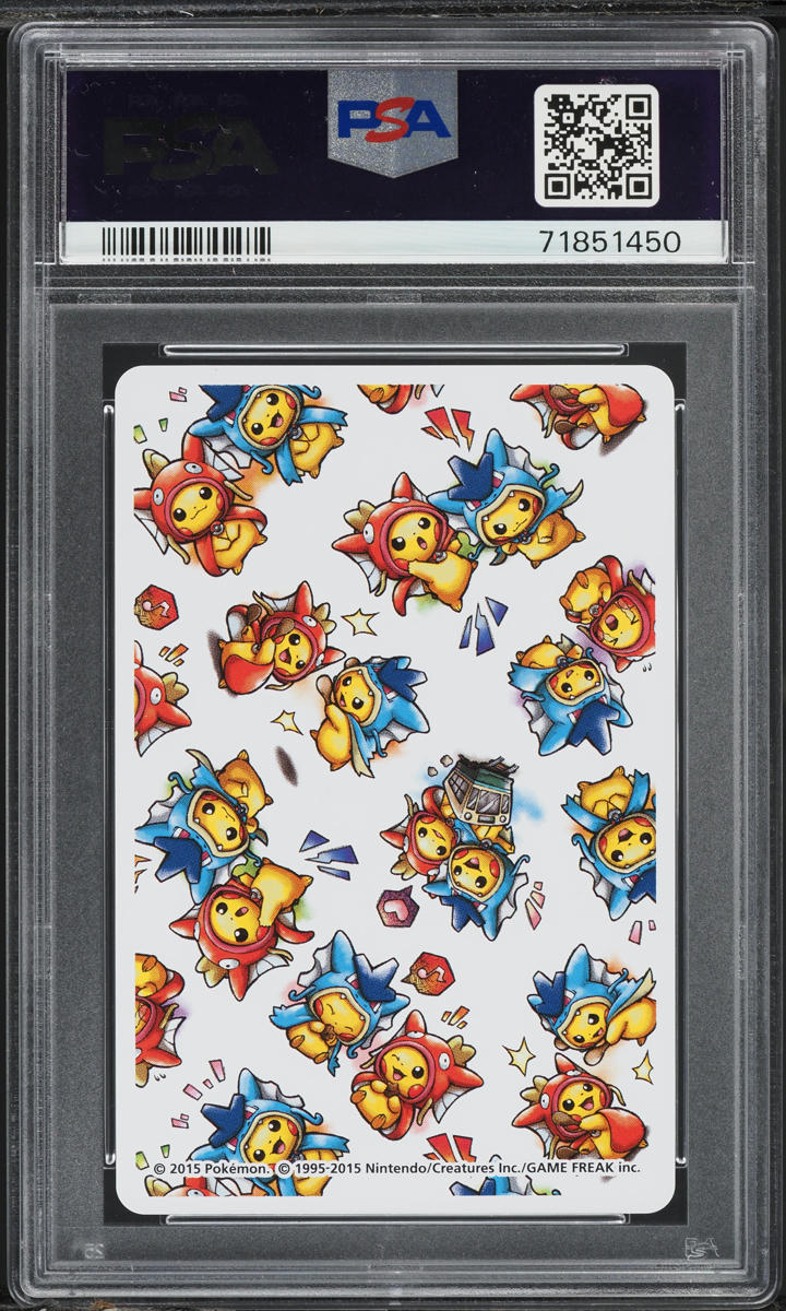 2015 Pokemon Playing Cards Pretend Magikarp & Gyarados Pikachu King PSA ...