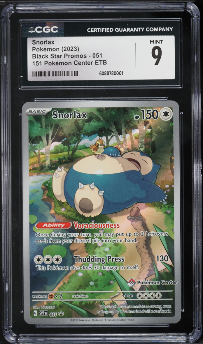 2023 Pokemon Scarlet & Violet 151 Promo Center Alt Art Snorlax #51 CGC ...