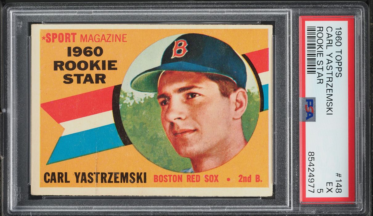 1960 Topps Carl Yastrzemski ROOKIE #148 PSA 5 EX on Fanatics Collect