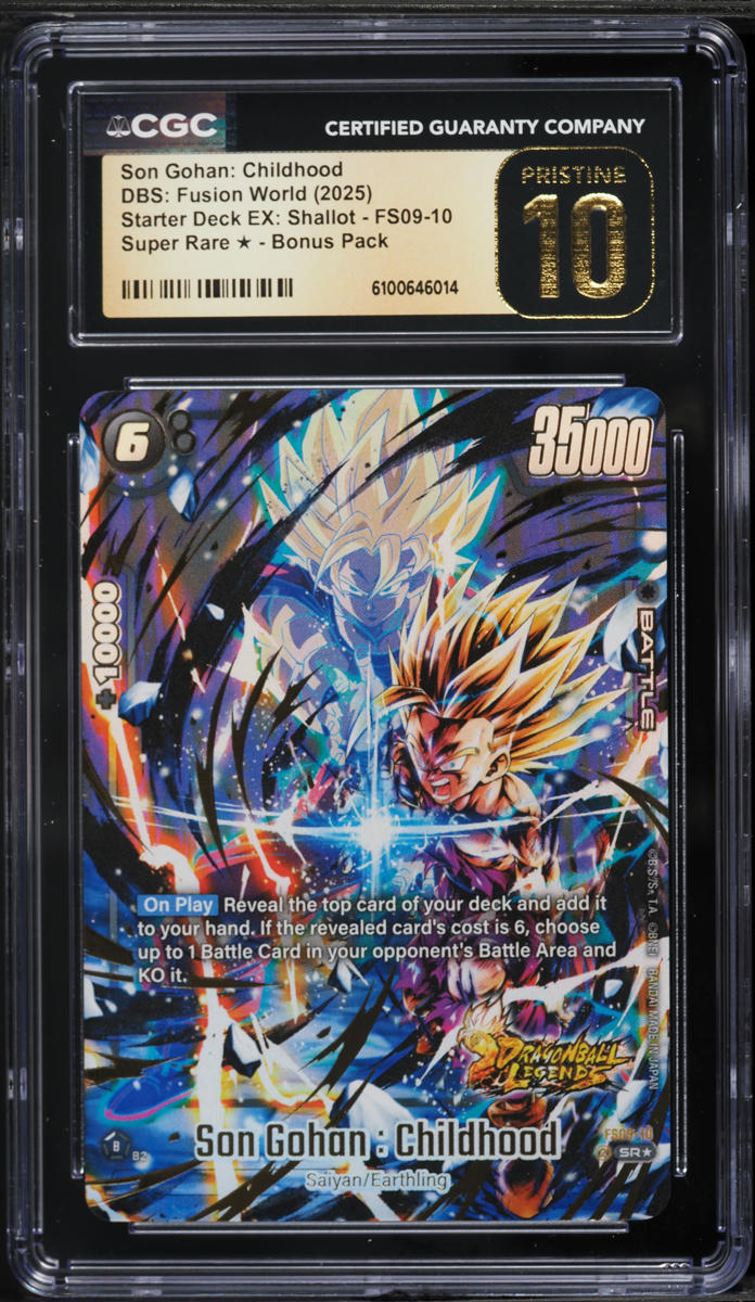 2025 DBS Fusion World Starter Deck EX Shallot Bonus Gold SR Son Gohan ...