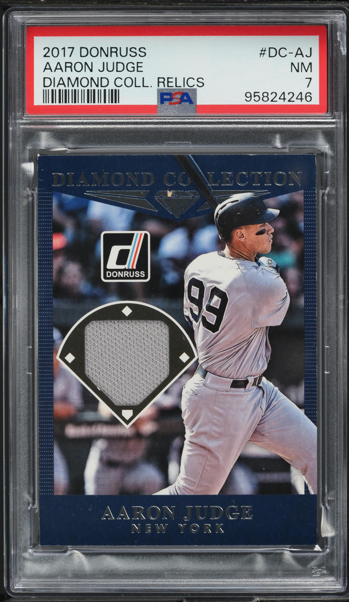 2017 Donruss Diamond Collection Relics Aaron Judge ROOKIE PATCH #DCAJ ...