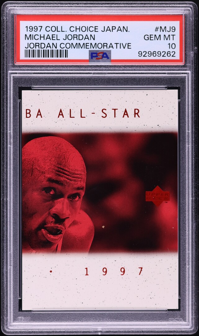 1997 Collector's Choice Japanese Commemorative Michael Jordan #MJ9 PSA ...