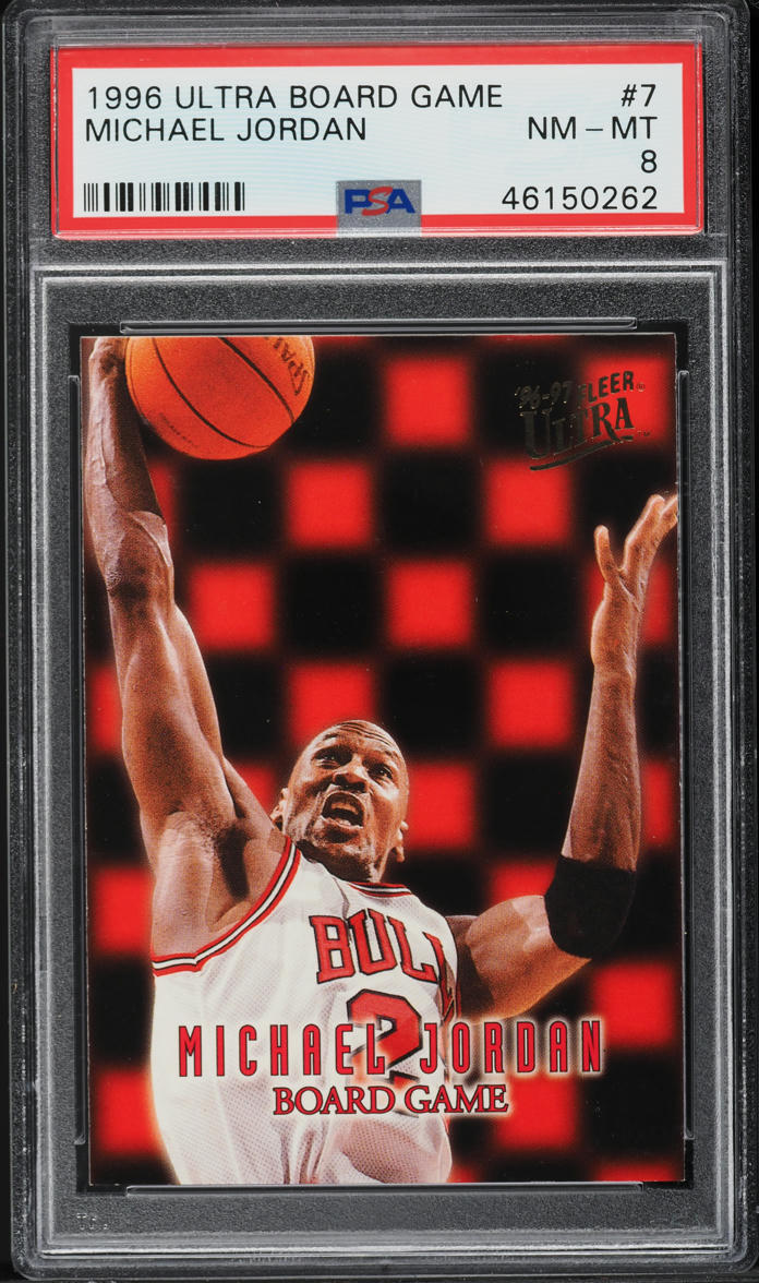 1996 Ultra Board Game Michael Jordan #7 PSA 8 NM-MT on Fanatics Collect