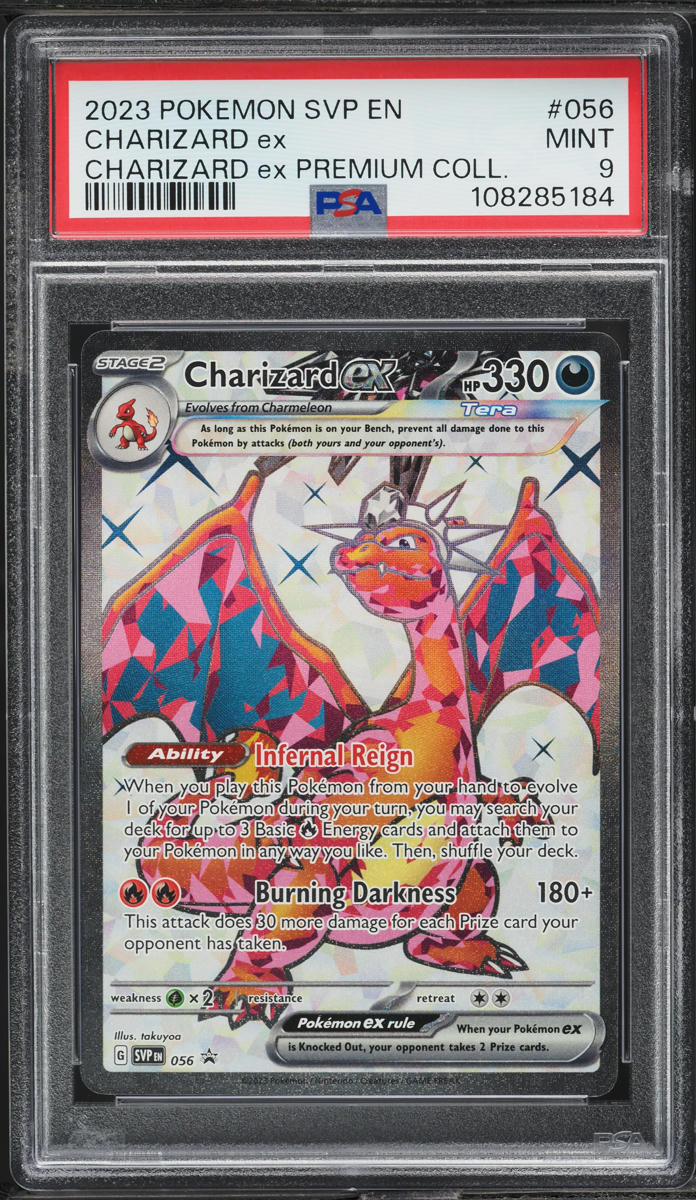 2023 Pokemon SV Black Star Promo Premium Collection Charizard ex #56 ...