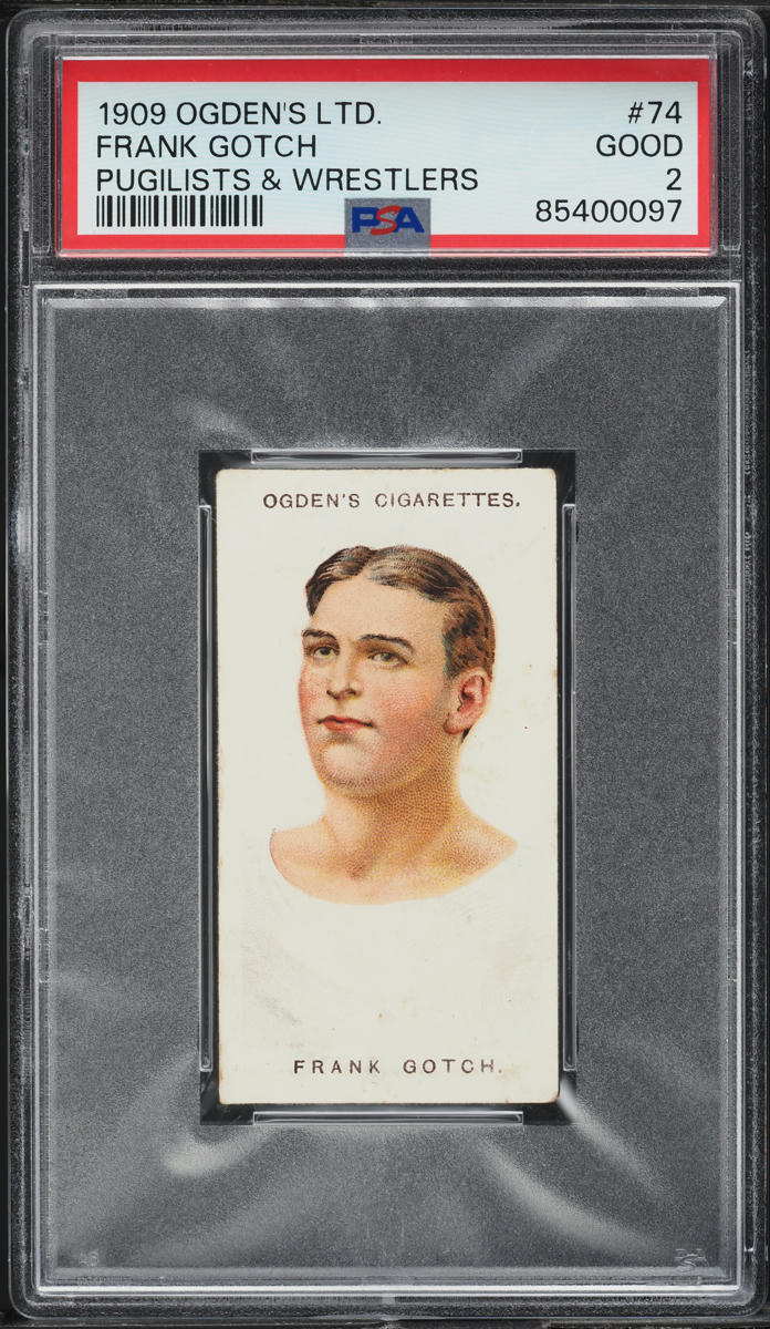 1909 Ogden's Pugilists & Wrestlers Frank Gotch #74 PSA 2 GD on Fanatics ...