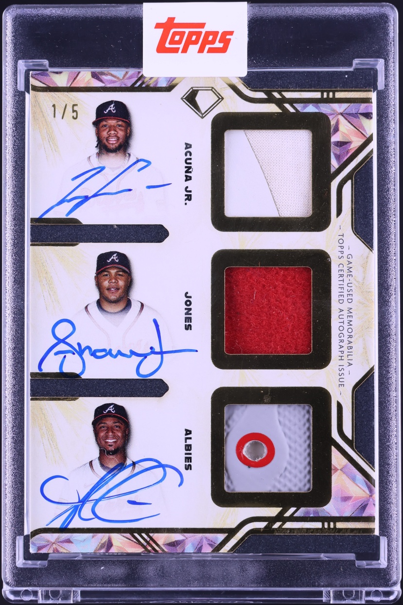 2025 Topps Diamond Icons Preeminent Ronald Acuna Jr. Andruw Jones Ozzie ...