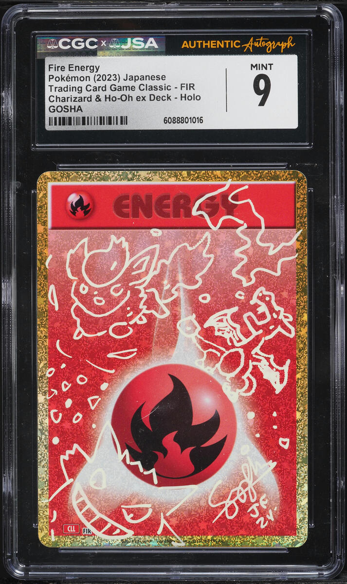 2023 Pokemon Japanese TCG Classic Collection Holo Fire Energy Gosha ...