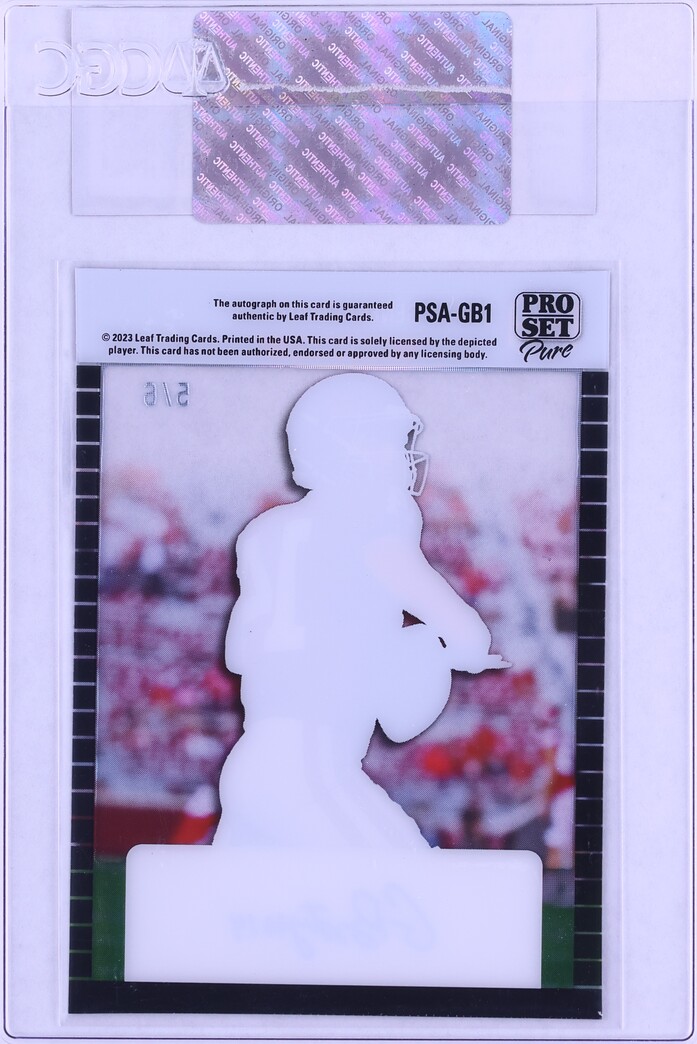 2023 Leaf Pro Set Pure Clear Platinum Spectrum General Booty ROOKIE ...