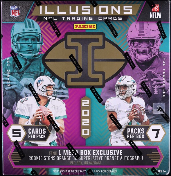 2020 Panini Illusions Football Sealed Mega Box, 7ct Packs on Fanatics ...