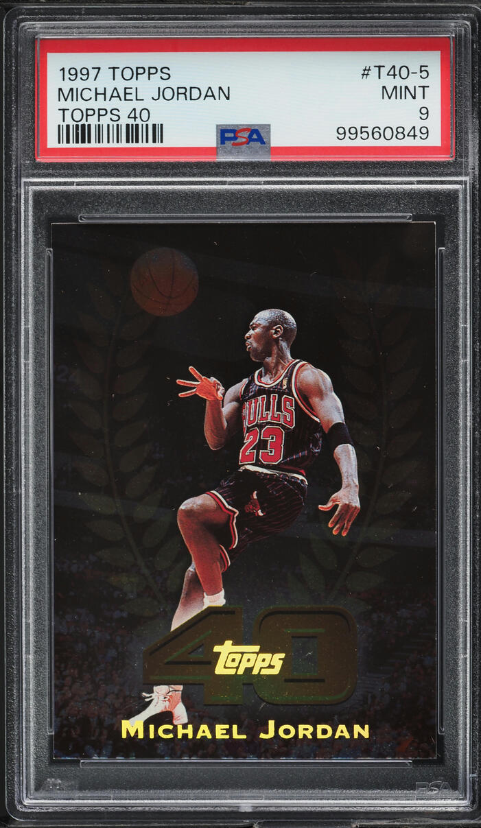 1997 Topps Chrome Topps 40 Michael Jordan #T40-5 PSA 9 MINT on Fanatics ...