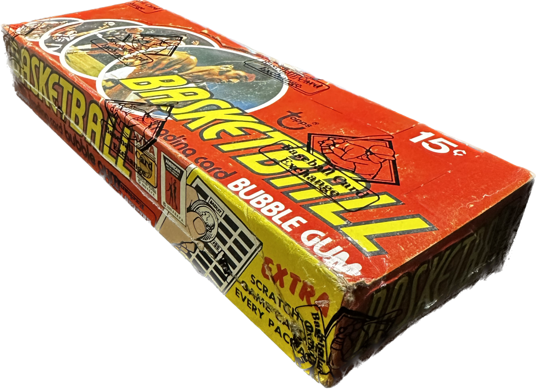 1974 Topps Basketball Unopened Wax Box, 24ct Packs, BBCE AUTH on ...