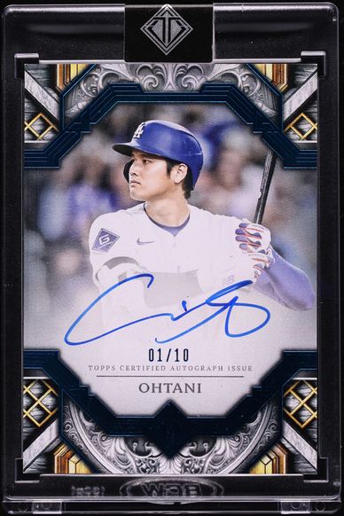 2025 Topps Transcendent Collection Blue Shohei Ohtani AUTO 1/10 #TAC-SO ...