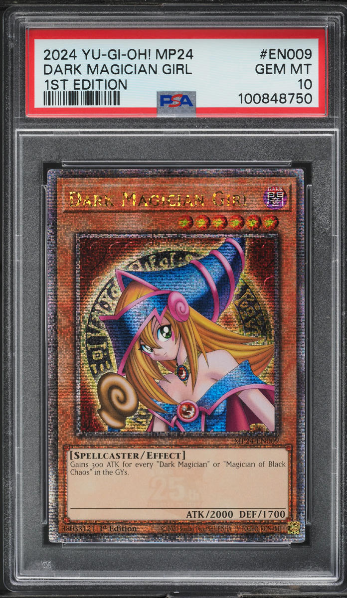 2024 Yu-Gi-Oh! MP24 1st Edition Dark Magician Girl #MP24-EN009 PSA 10 GEM MINT on Fanatics Collect