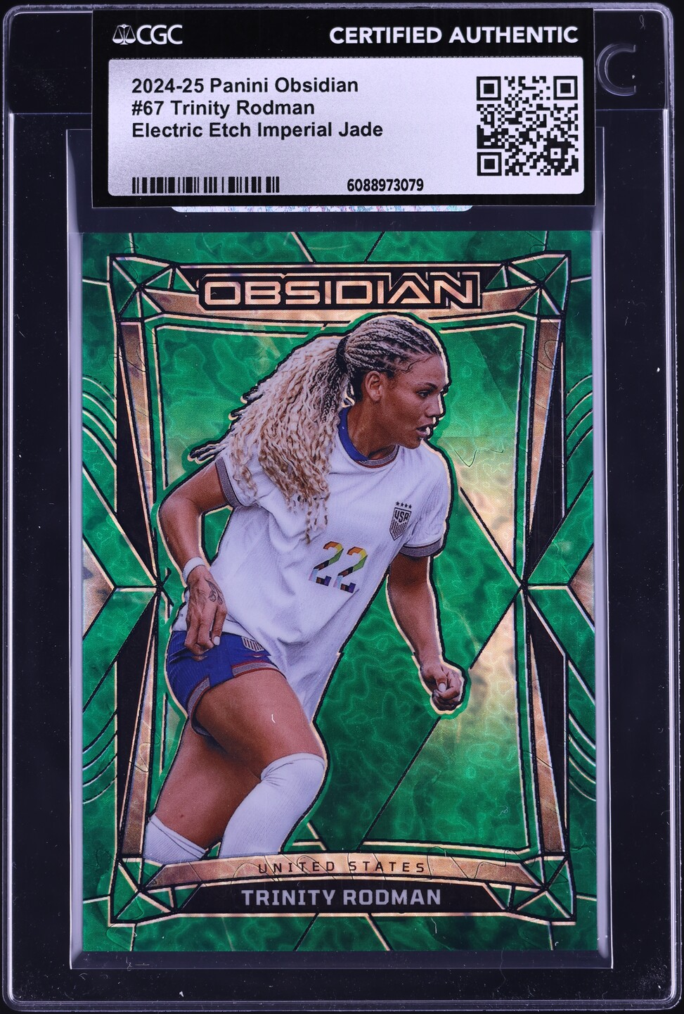 2024 Panini Obsidian Electric Etch Imperial Jade Trinity Rodman /26 #67 ...