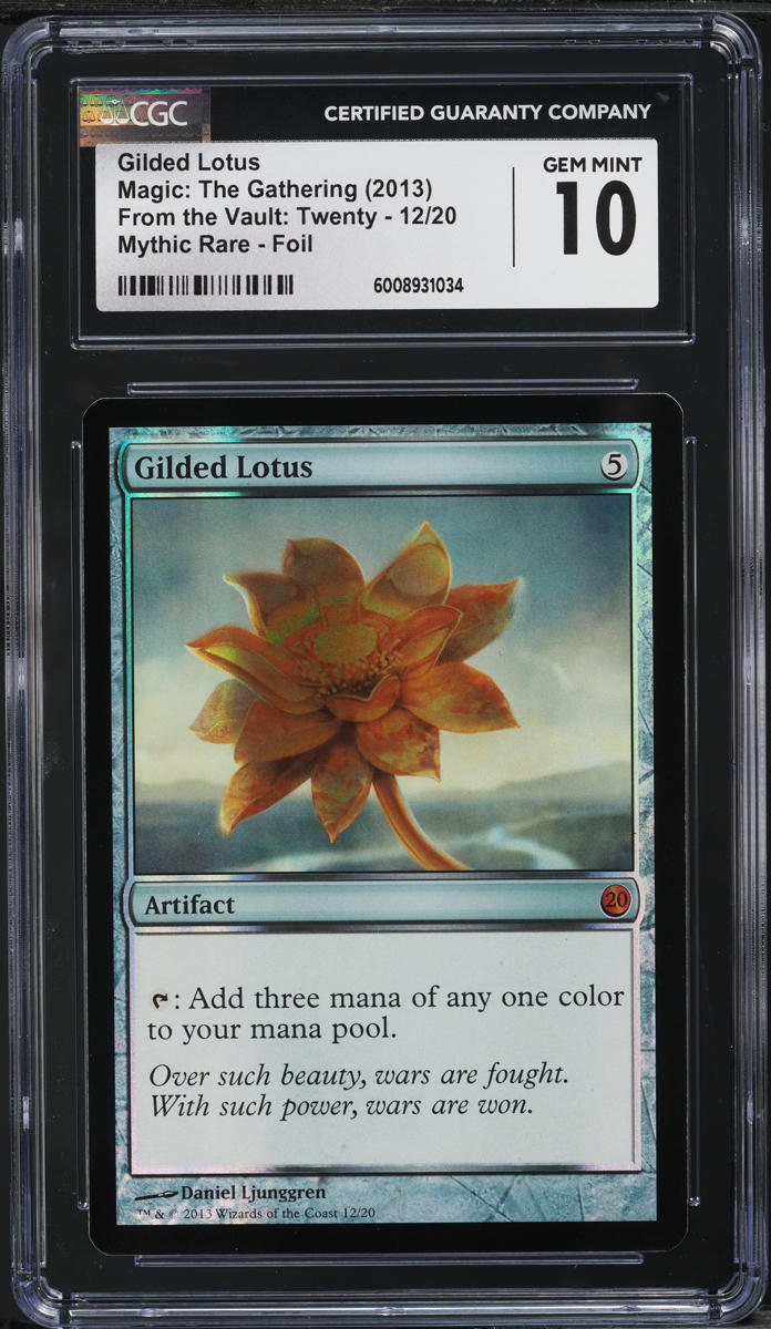 2013 Magic The Gathering MTG From The Vault Twenty Foil Gilded Lotus ...