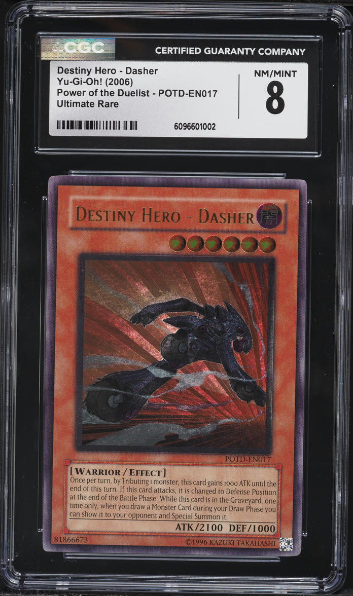 2006 Yu-Gi-Oh! Power Of The Duelist Ultimate Rare Destiny Hero Dasher # ...