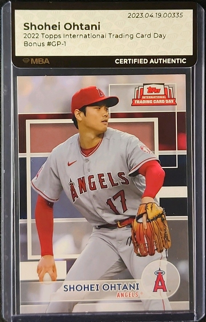 2022 Topps International Trading Card Day Bonus Shohei Ohtani #GP-1 MBA ...