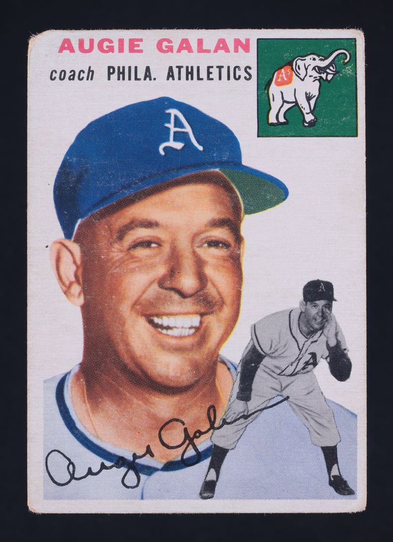1954 Topps Augie Galan #233 MBA AUTH on Fanatics Collect