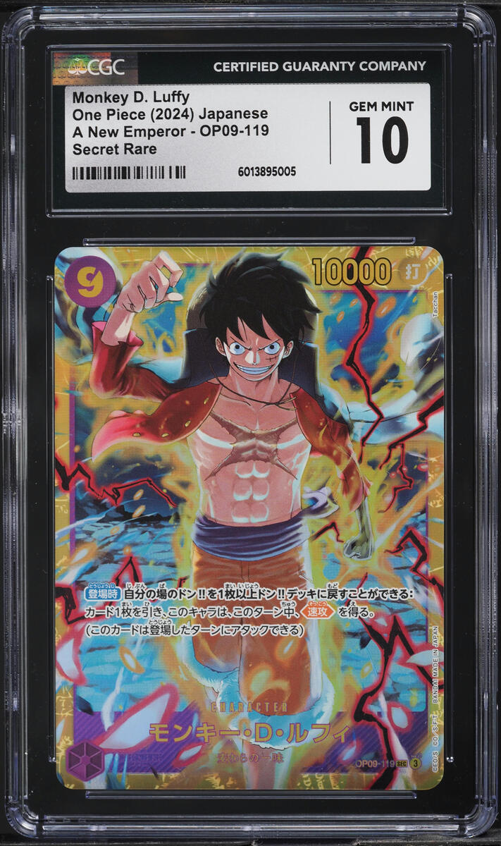 2024 One Piece A New Emperor Monkey D. Luffy #OP09-119 CGC 10 GEM MINT on Fanatics Collect