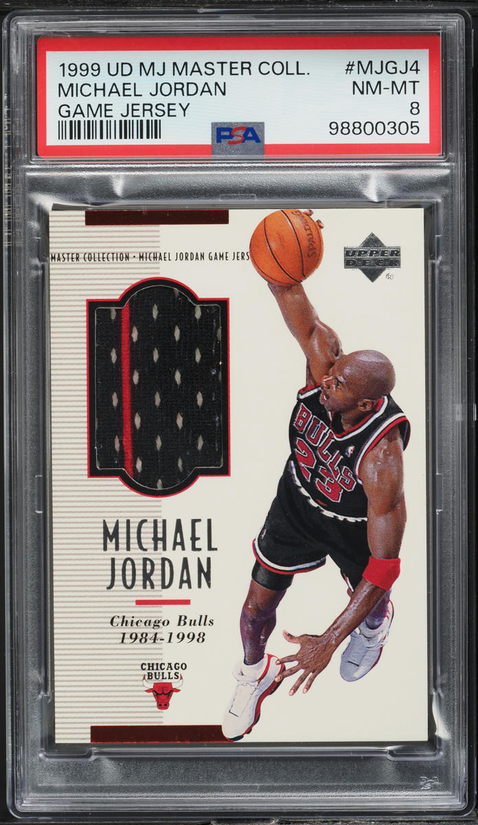 1999 Upper Deck MJ Master Collection Michael Jordan PATCH #MJGJ4 PSA 8 ...