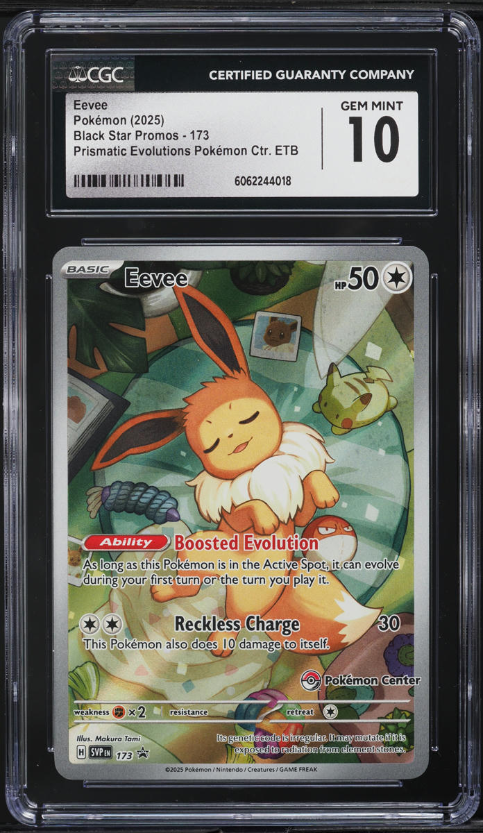 2025 Pokemon SV Black Star Promo Prismatic Evolutions Center ETB Eevee ...