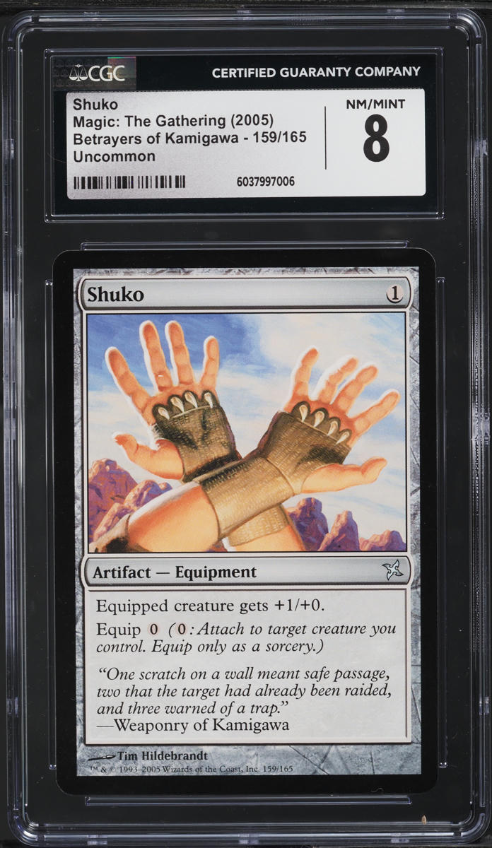 2005 Magic The Gathering Betrayers Of Kamigawa Shuko #159 CGC 8 NM-MT ...