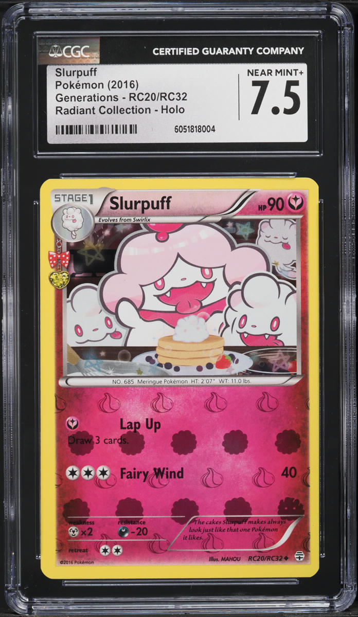 2016 Pokemon XY Generations Radiant Collection Holo Slurpuff #RC20 CGC ...