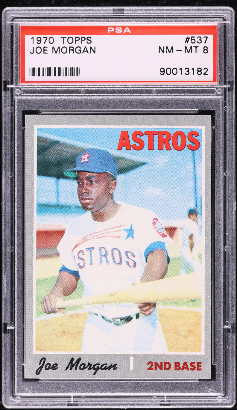 1970 Topps Joe Morgan #537 PSA 8 NM-MT on Fanatics Collect