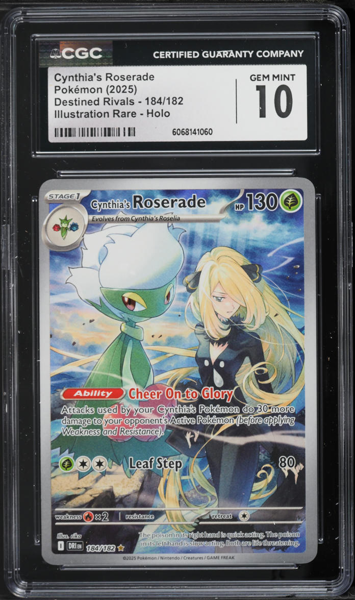 2025 Pokemon Scarlet & Violet Destined Rivals IR Cynthia's Roserade ...