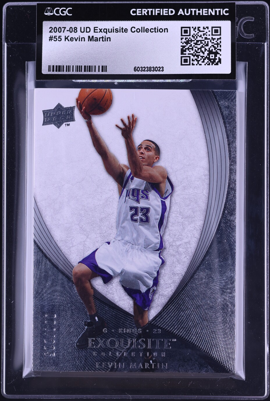 2007 Exquisite Collection Kevin Martin /225 #55 CGC AUTH on Fanatics ...