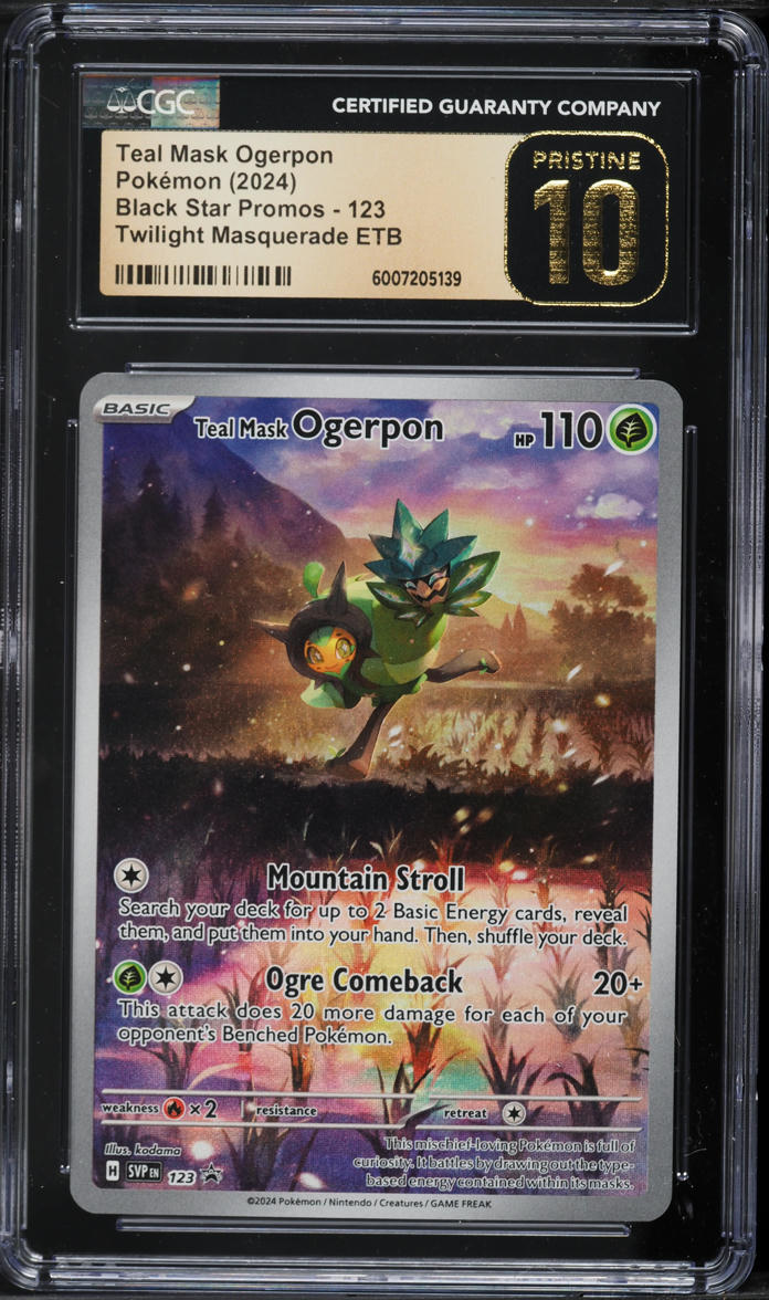 2024 Pokemon SV Promo Twilight Masquerade ETB Teal Mask Ogerpon CGC 10 ...