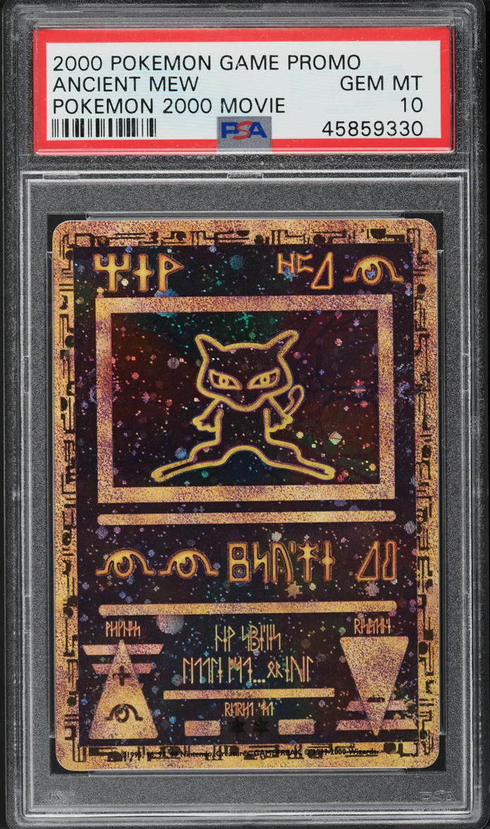 2000 Pokemon Movie Promo Ancient Mew PSA 10 GEM MINT on Fanatics Collect