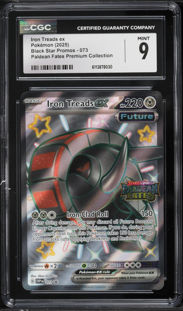 2025 Pokemon SV Black Star Promo Paldean Fates Premium Collection Iron ...