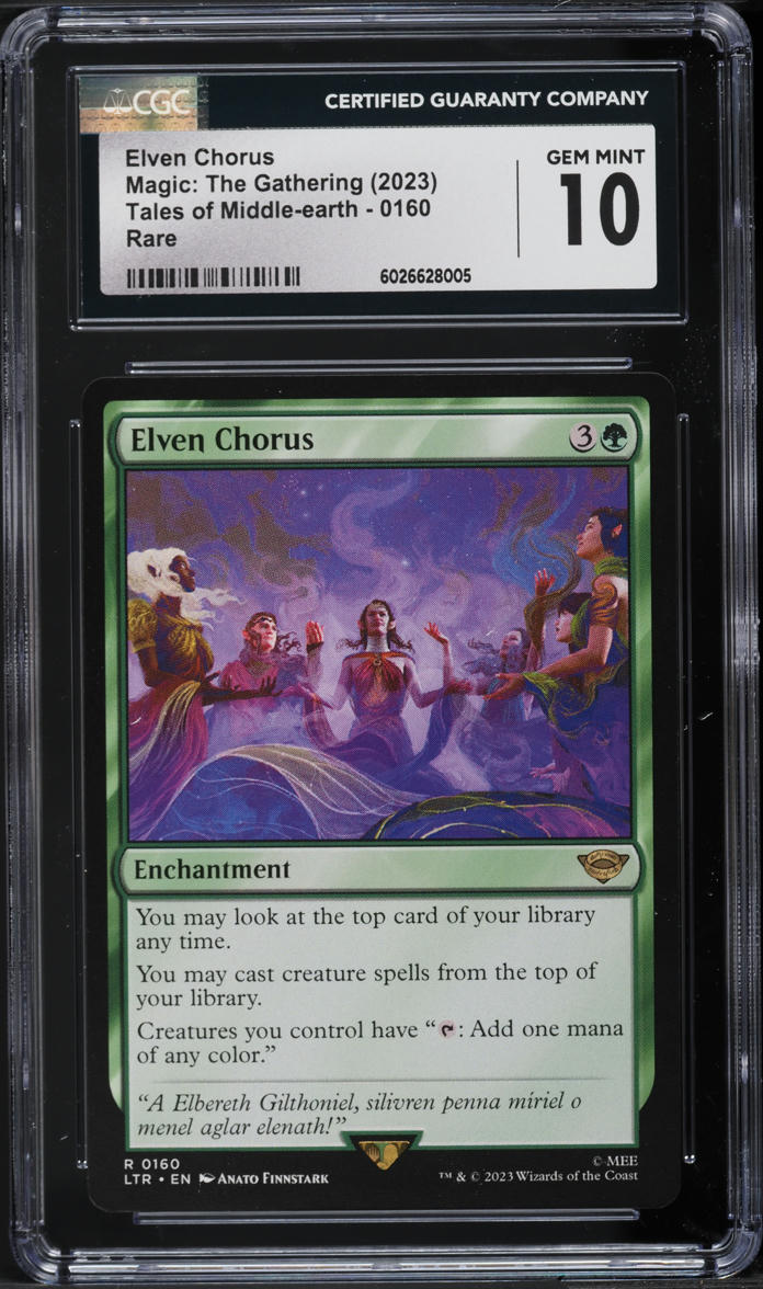 2023 Magic The Gathering MTG Tales Of Middle-Earth Elven Chorus #0160 ...